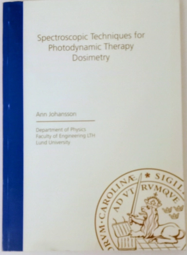 Spectroscopic techniques for photodynamic therapy dosimetry - ISBN ...
