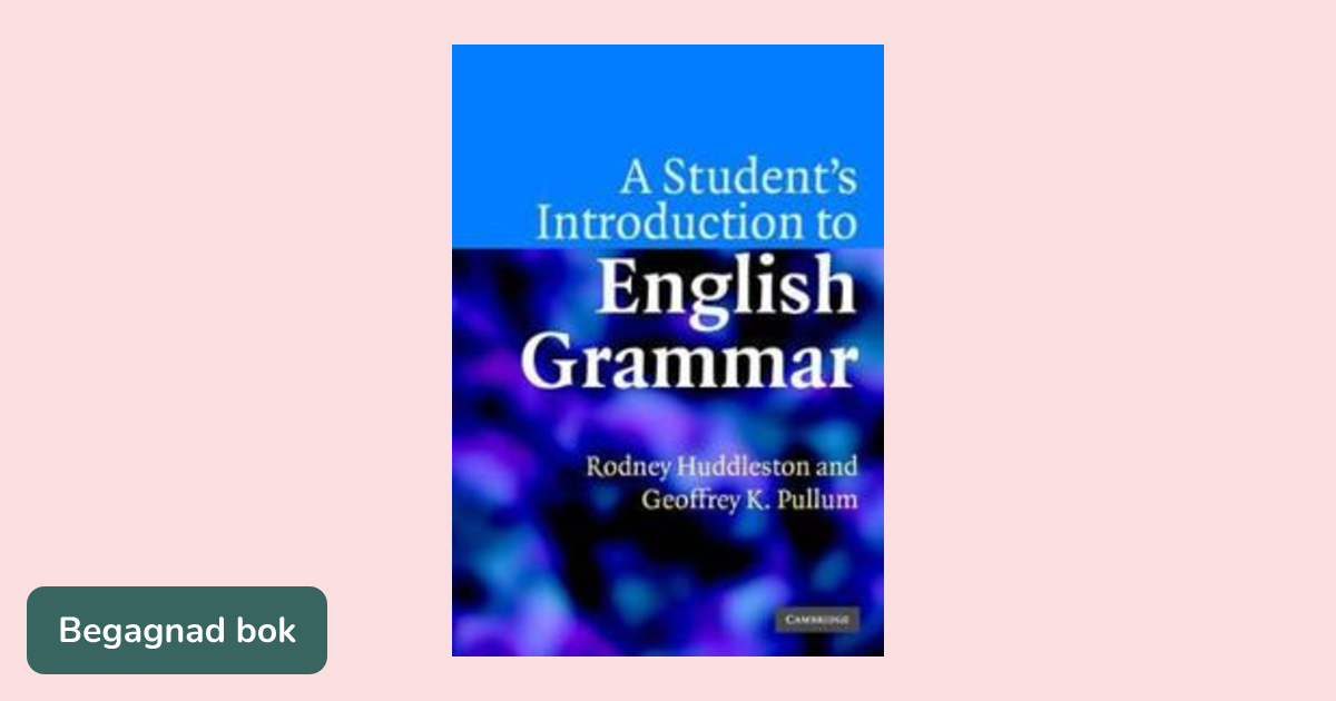 A student's introduction to English grammar - ISBN 9780521612883 ...