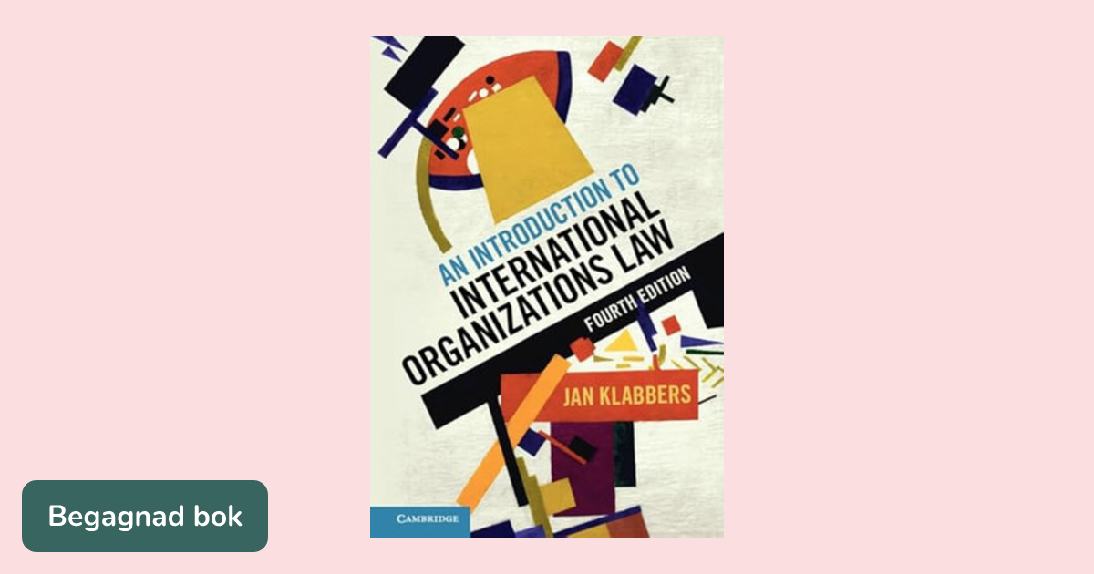 An introduction to international organizations law - ISBN 9781108842204 ...