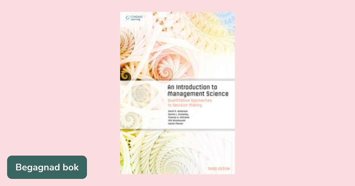An introduction to management science : quantitative approaches to ...
