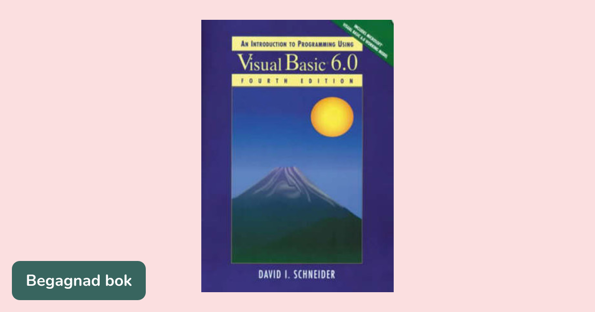 An introduction to programming using Visual Basic 6.0 - ISBN 9780139364280 | Studentapan