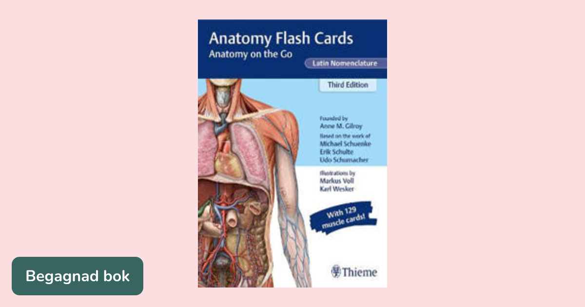 Anatomy flash cards : anatomy on the go - ISBN 9781684202225 | Studentapan