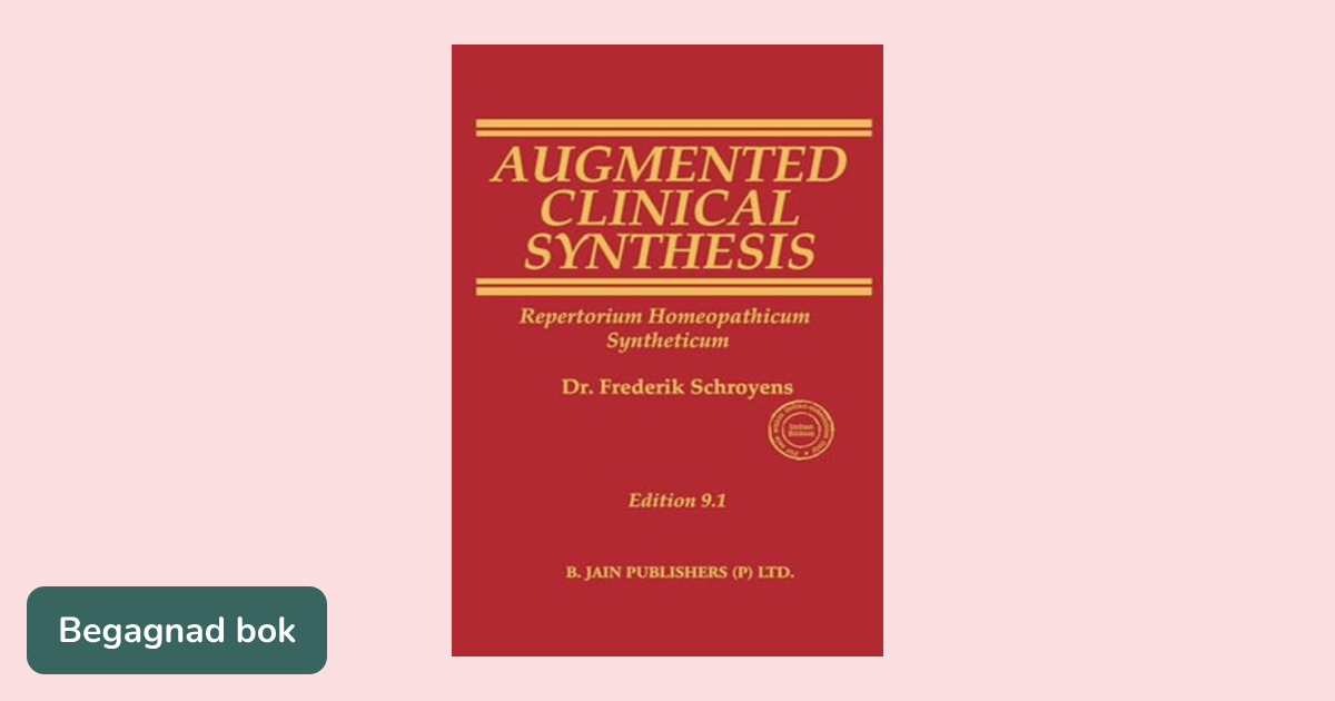 Augmented Clinical Synthesis 9.1 - ISBN 9788131900956 | Studentapan