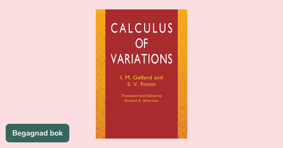 Calculus of variations - ISBN 9780486414485 | Studentapan