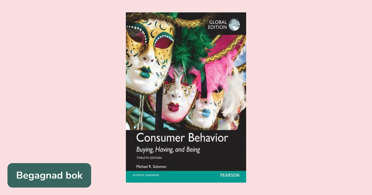Consumer behavior : buying, having, and being - ISBN 9781292153100 | Studentapan