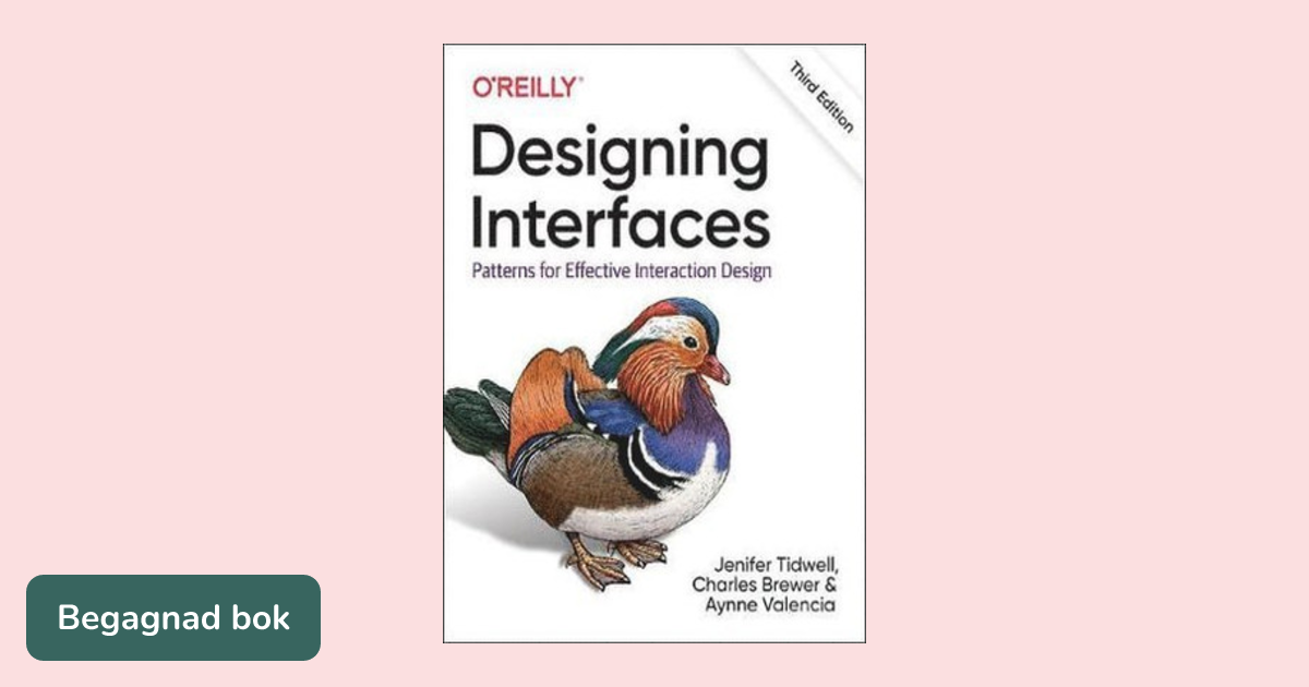 Designing interfaces : patterns for effective interaction design - ISBN 9781492051961 | Studentapan