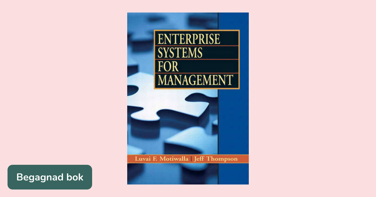 Enterprise systems for management - ISBN 9780132335317 | Studentapan