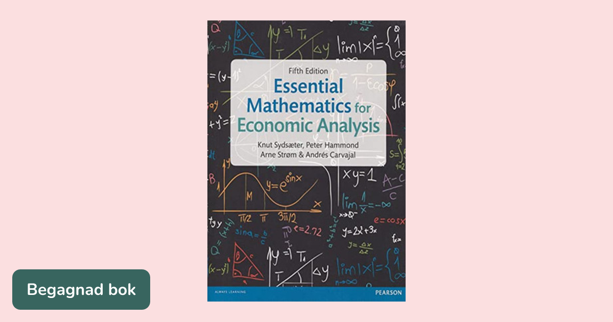 Essential mathematics for economic analysis - ISBN 9781292074610 ...