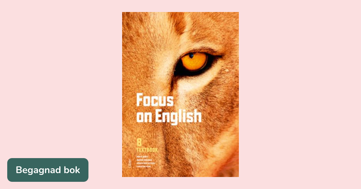 Focus on English 8 Textbook - ISBN 9789147104482 | Studentapan