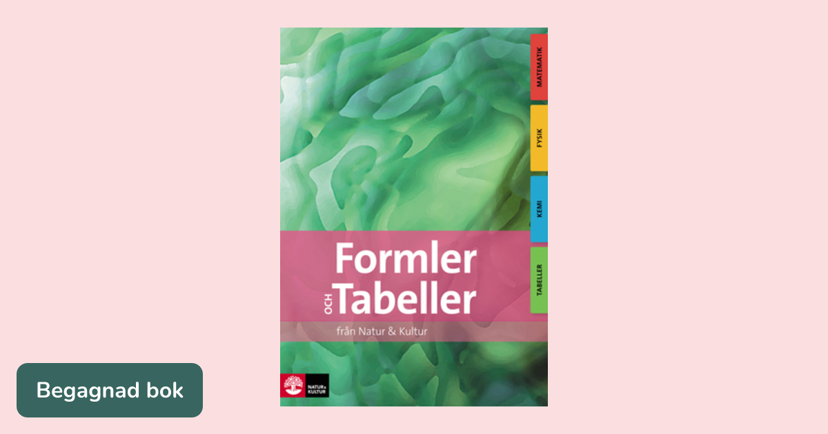 Formler och Tabeller - Upplaga 2 | Studentapan
