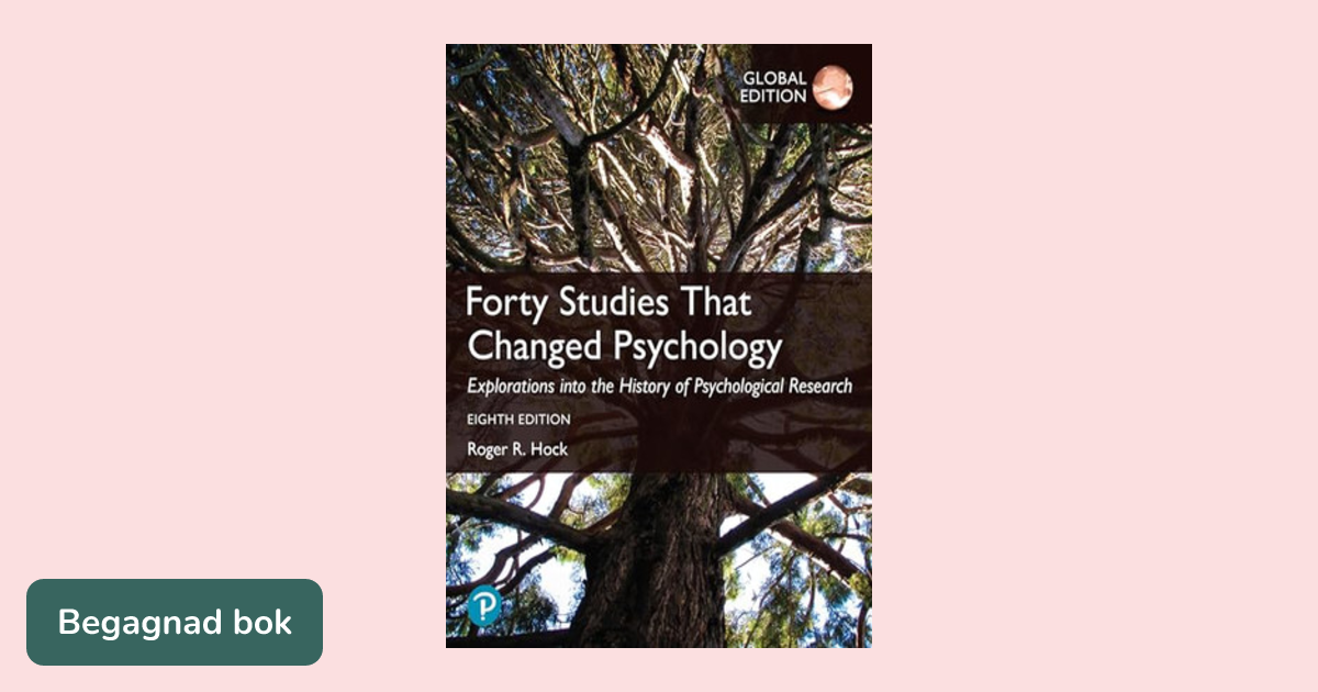 Forty studies that changed psychology : explorations into the history ...