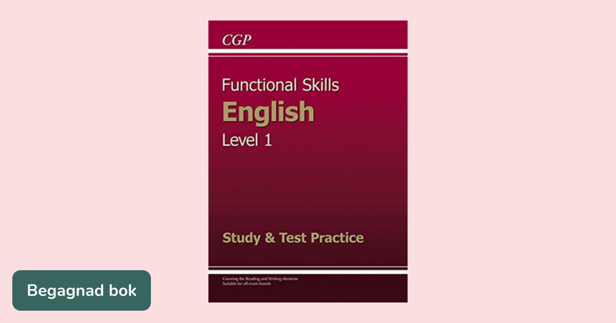 Functional Skills English: Study & Test Practice. Entry level 1 - ISBN ...