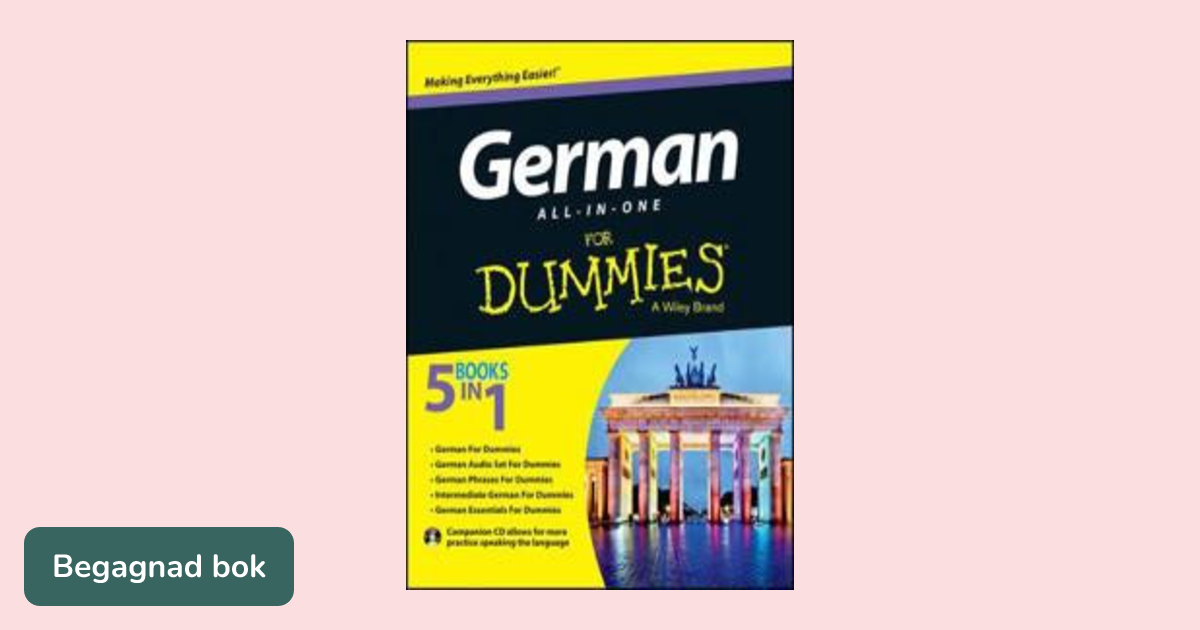 German All-in-One For Dummies - ISBN 9781118491409 | Studentapan