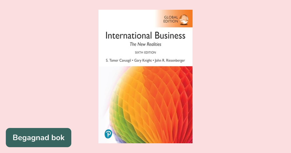 International business : the new realities - ISBN 9781292462547 ...