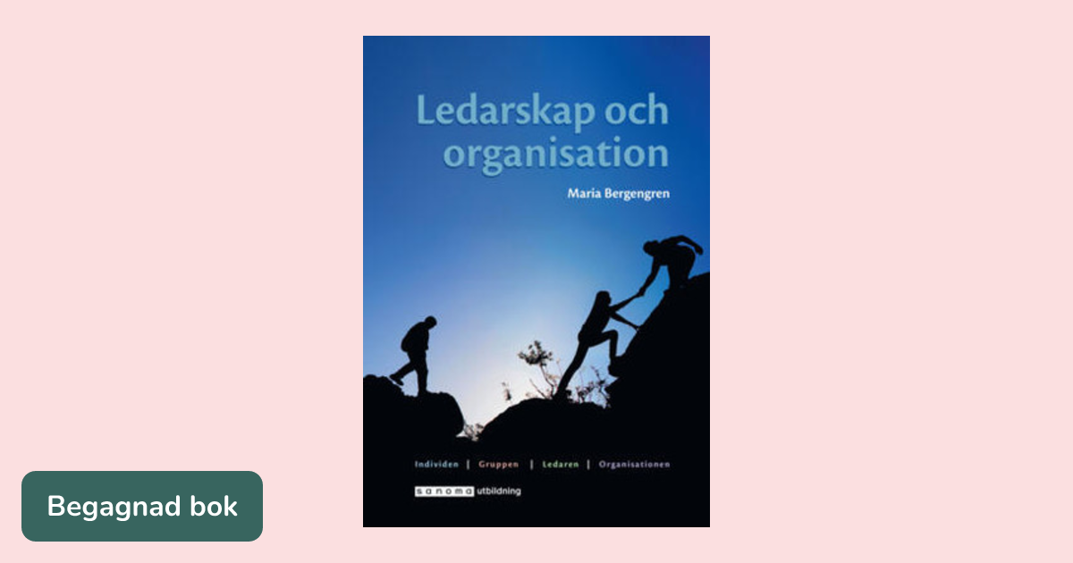 Ledarskap och organisation - ISBN 9789152353721 | Studentapan