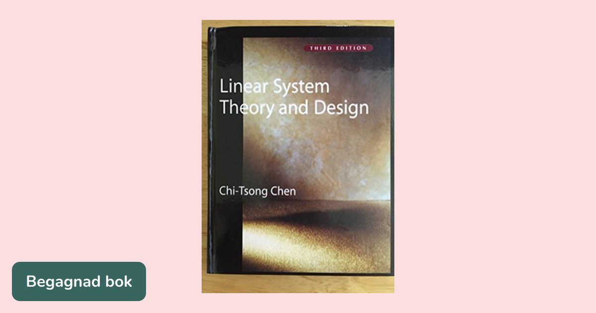 Linear system theory and design - ISBN 9780195117776 | Studentapan