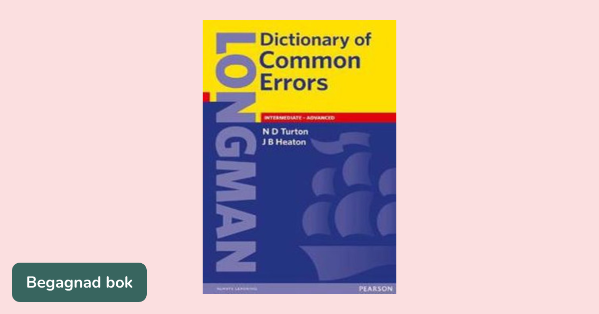 Longman dictionary of common errors - ISBN 9780582237520 | Studentapan