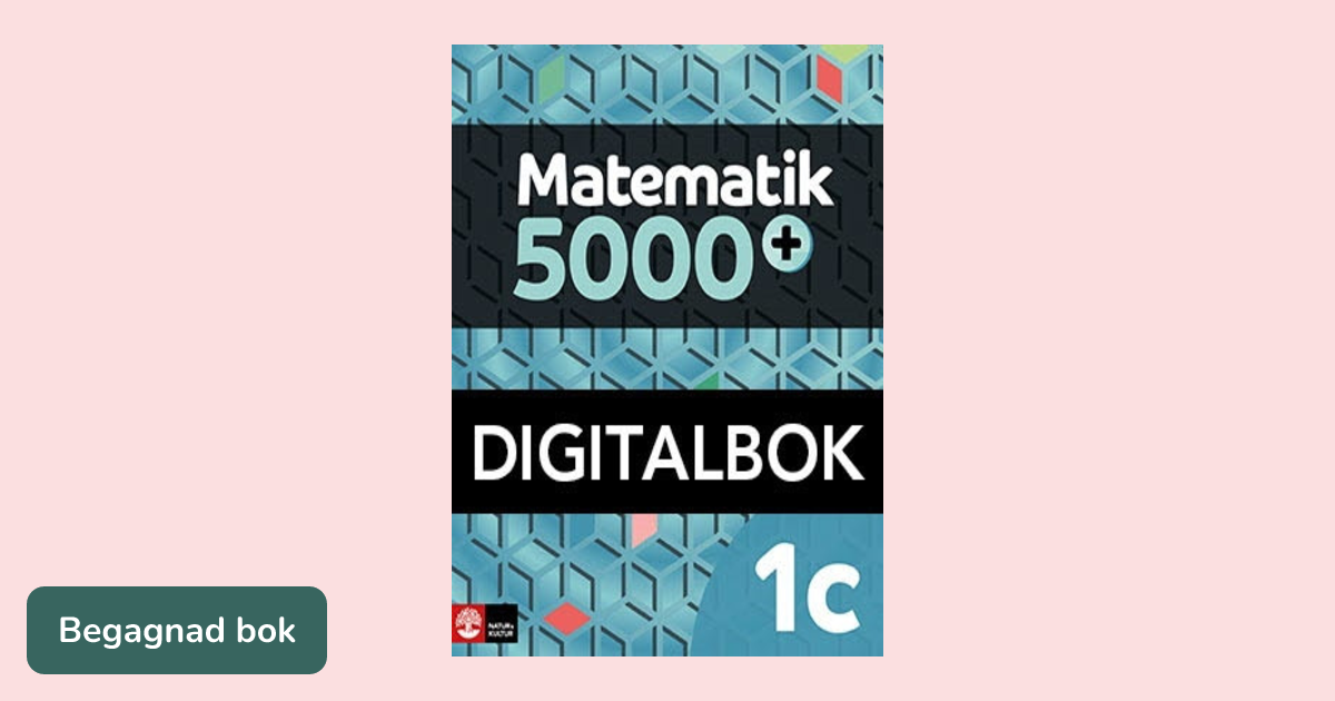 Matematik 5000+ Kurs 1c Lärobok Digital - ISBN 9789127454811 | Studentapan