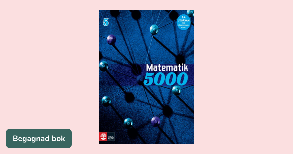 Matematik 5000 Kurs 4 Blå lärobok - ISBN 9789127426320
