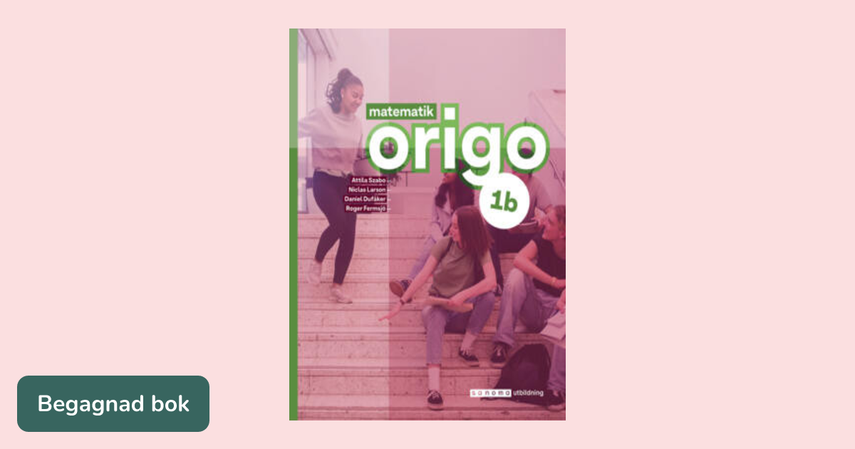 Matematik Origo 1b - ISBN 9789152359082 | Studentapan