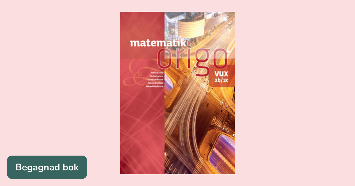 Matematik Origo 2b/2c vux - Upplaga 1 | Studentapan