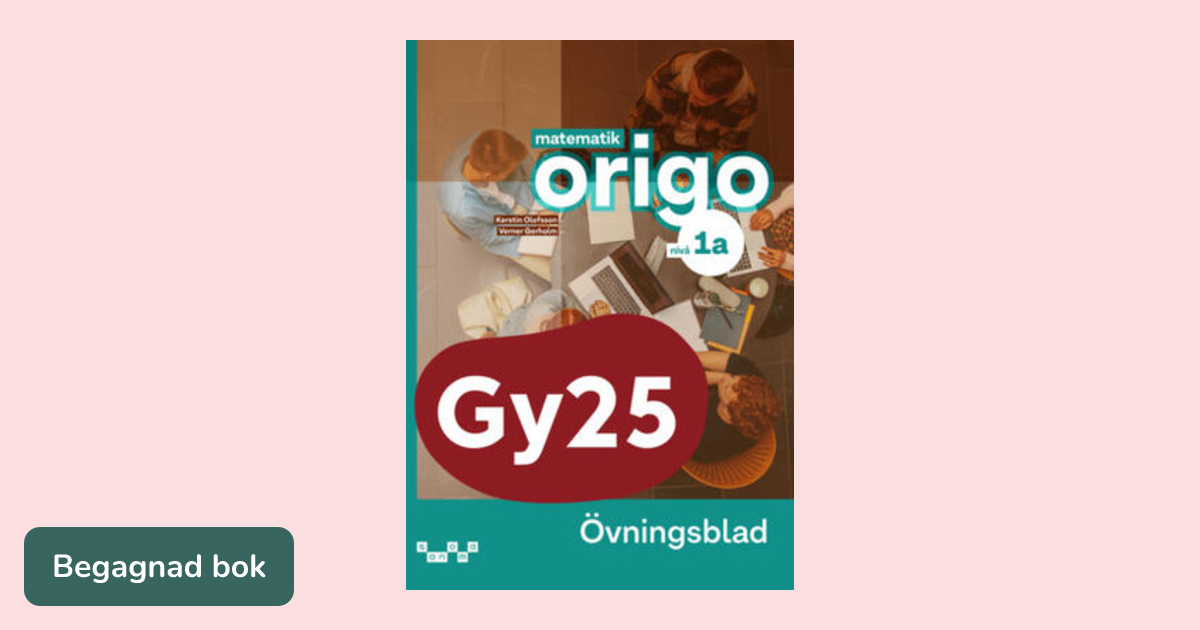 Matematik Origo nivå 1a Övningsblad - ISBN 9789152370940 | Studentapan