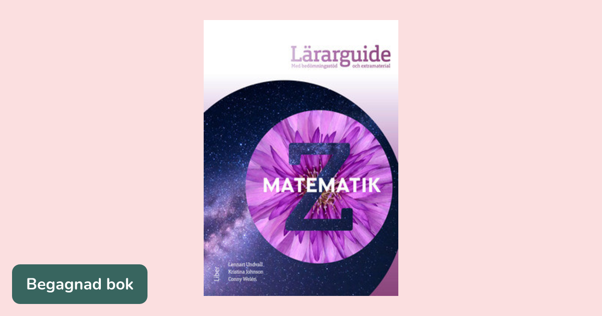 Matematik Z Lärarguide - ISBN 9789147126569 | Studentapan
