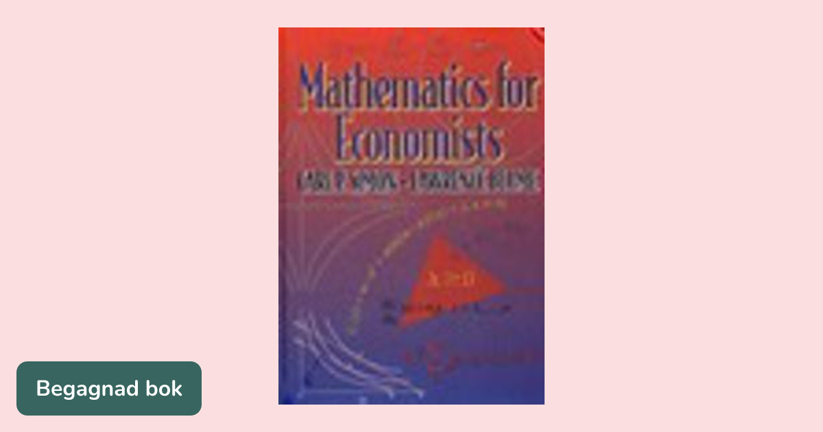 Mathematics for economists - ISBN 9780393957334 | Studentapan