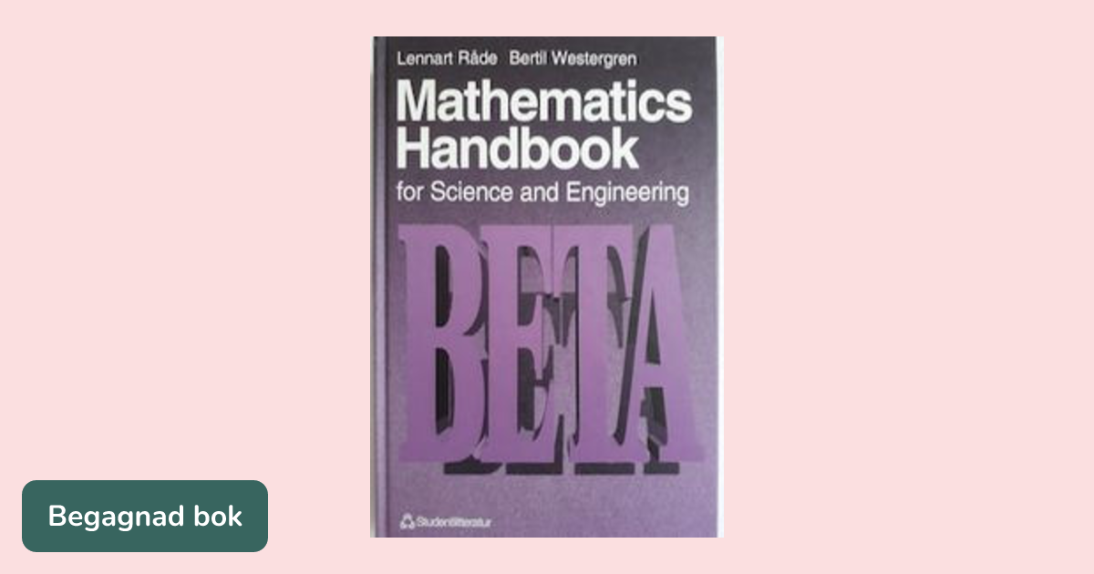 Mathematics Handbook for Science and Engineering - ISBN 9789144008394 ...