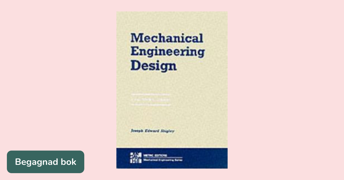 Mechanical Engineering Design - ISBN 9780071002929 | Studentapan