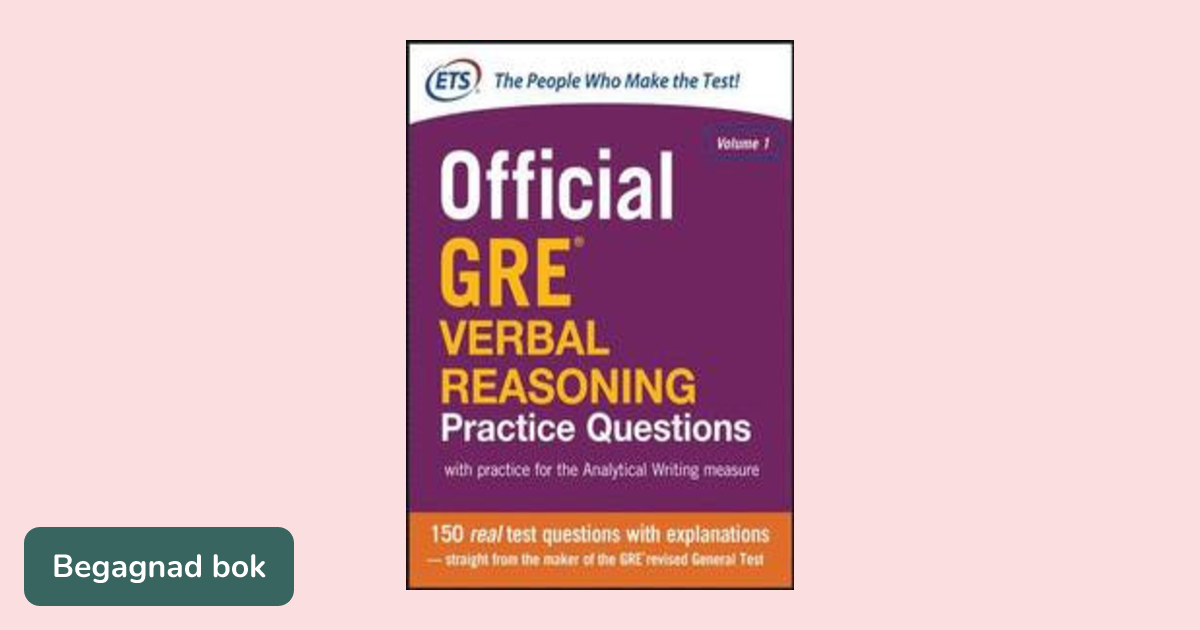 Official GRE verbal reasoning practice questions. with practice for the ...