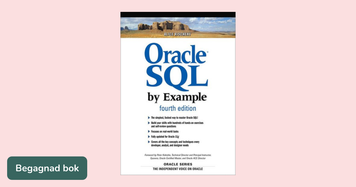 Oracle SQL by example [Elektronisk resurs] - ISBN 9780137142835 | Studentapan