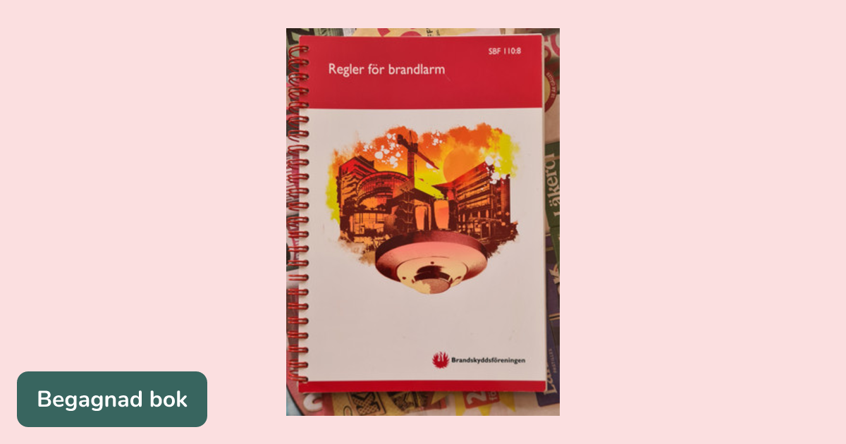 Regler för brandlarm SBF 110:8 - ISBN 9789171444806 | Studentapan