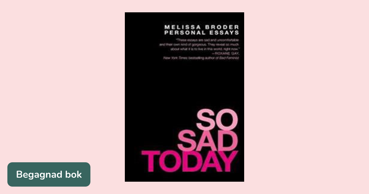 So sad today : personal essays - ISBN 9781455562725 | Studentapan