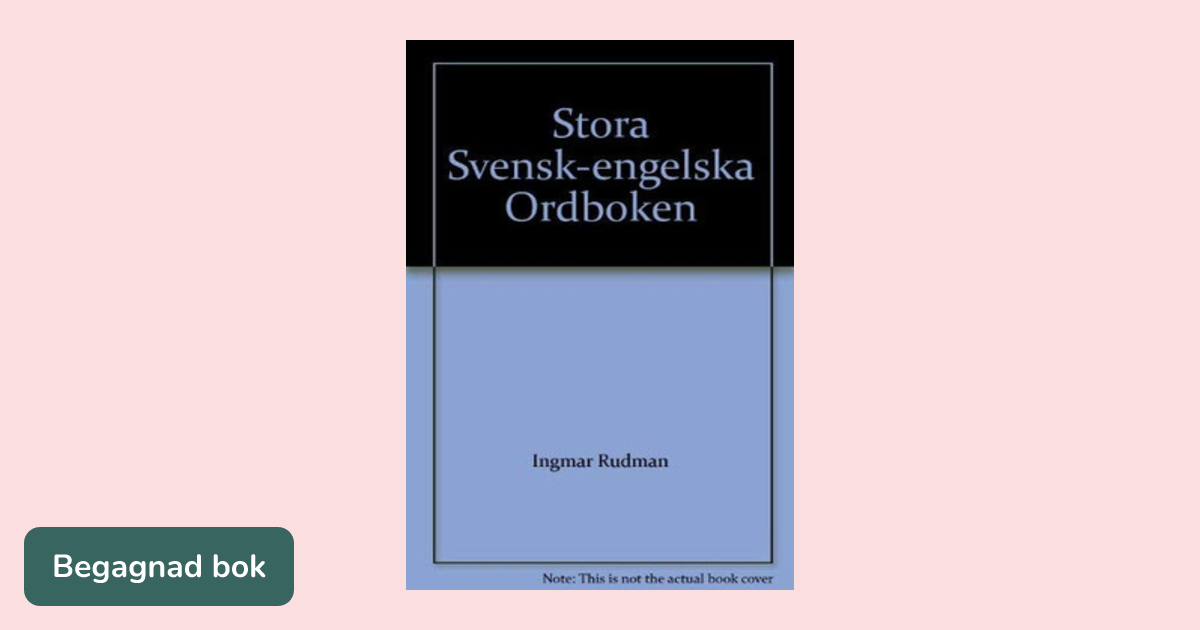 Stora engelska ordboken : 120.000 ord och fraser - ISBN 9789119153722 ...
