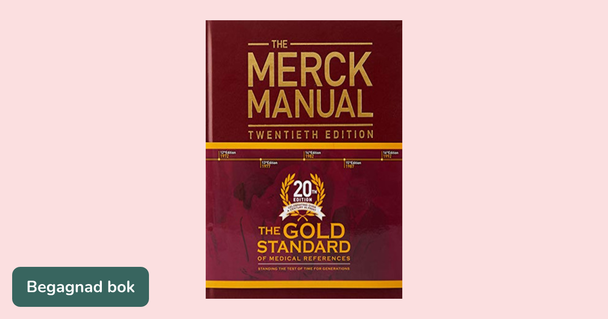 The Merck manual of diagnosis and therapy - ISBN 9780911910421 | Studentapan